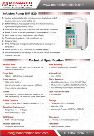 Monarch meditech brochure | PDF