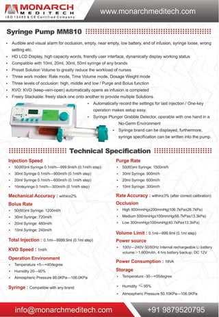 Monarch meditech brochure | PDF