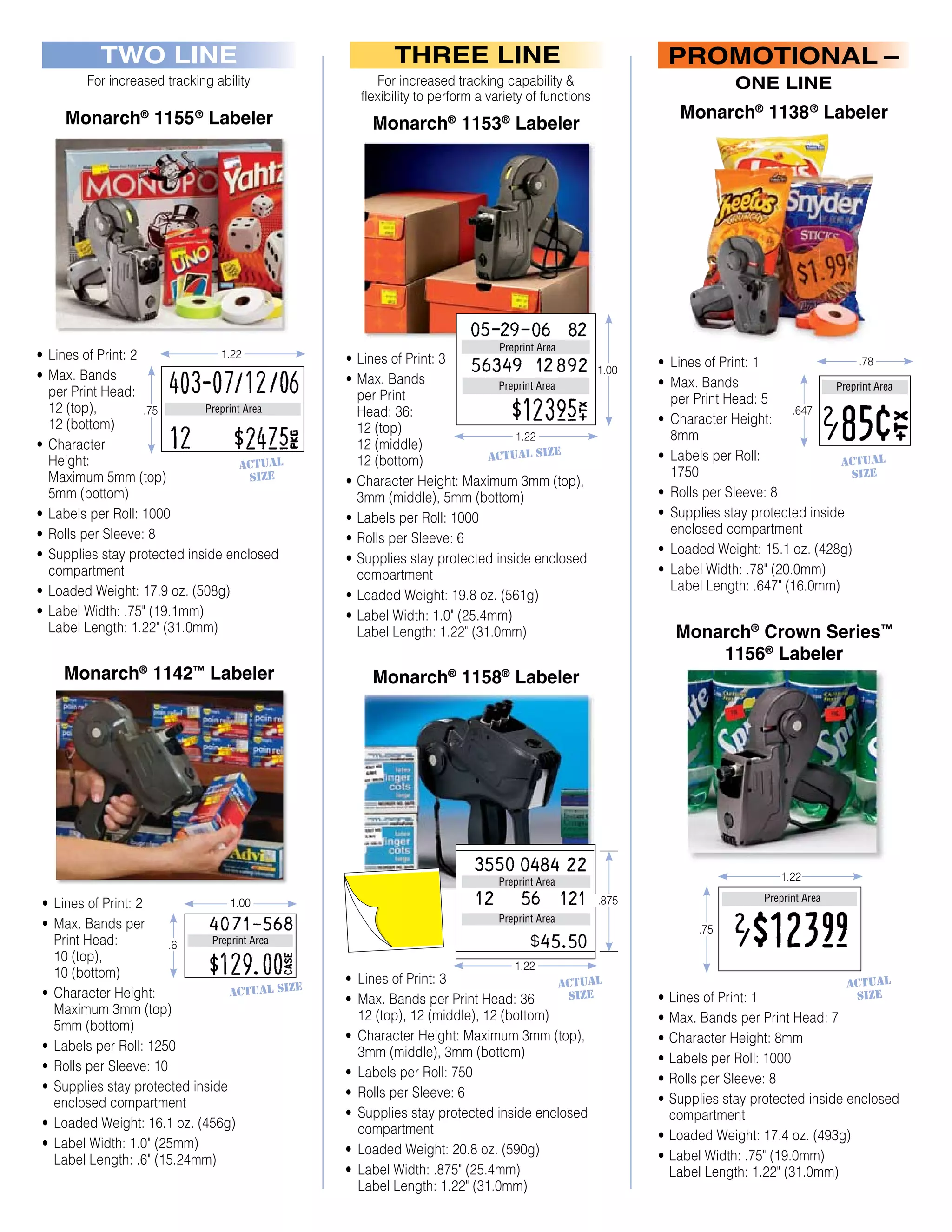 Monarch Price Marking Labels [Pricinggunsworld.com] | PDF | Computer ...