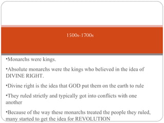 Monarchs and the enlightenment | PPT