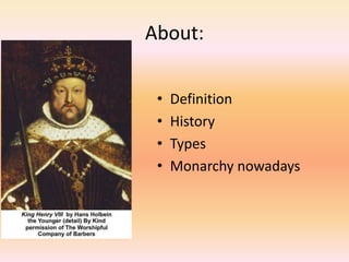 Monarchy Definition