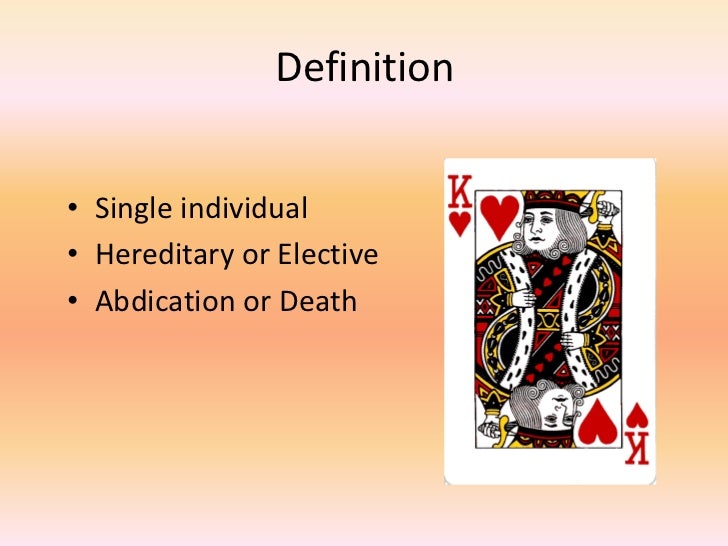 Monarchy Definition