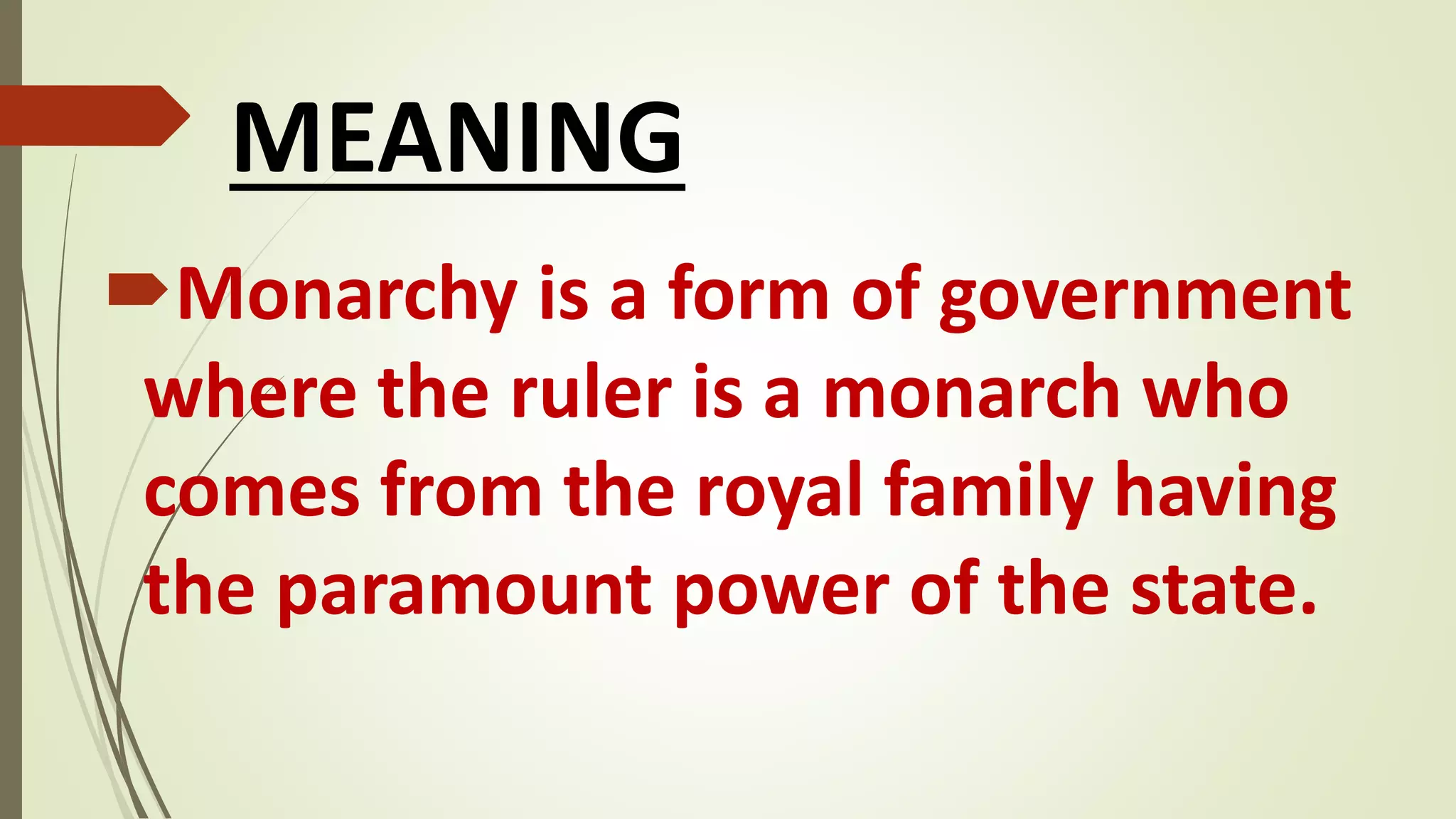 Monarchy | PPTX