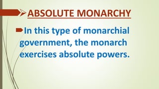 Monarchy | PPTX