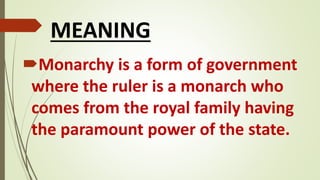 Monarchy | PPT