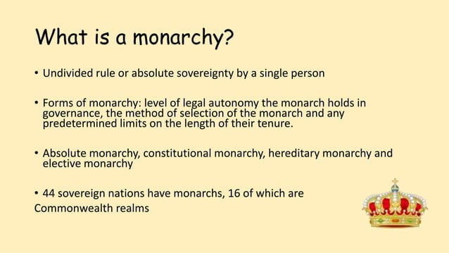 What is Monarchy? | PPTX