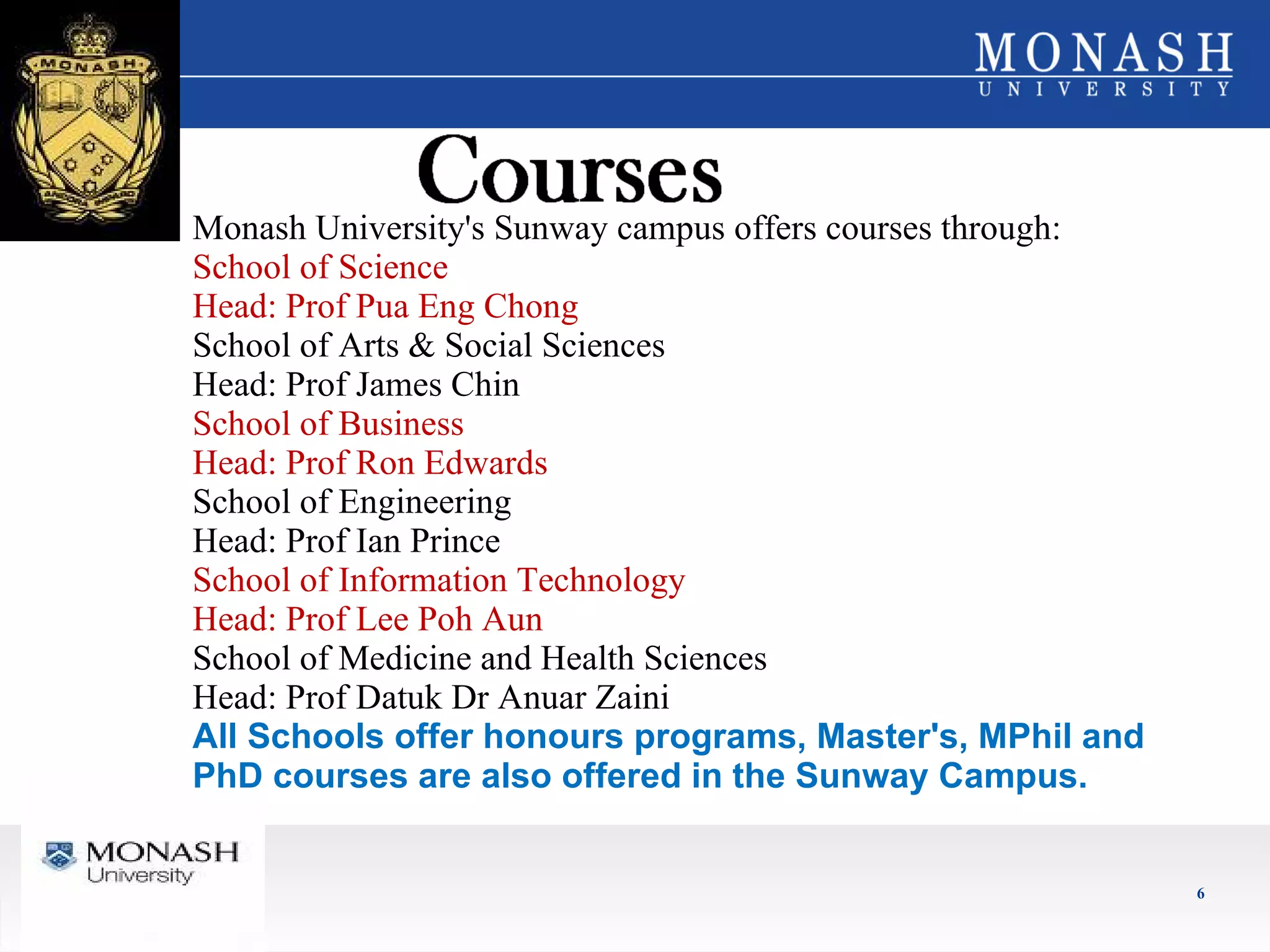 Monash University | PPT