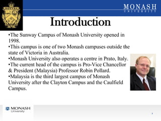 Monash University | PPT