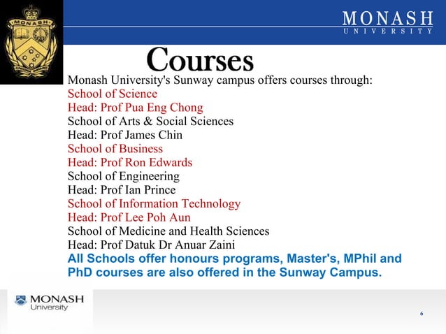 Monash University | PPT | Undergraduate Education | College Education