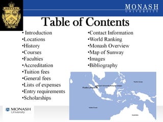 Monash University | PPT | Free Download