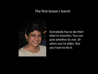 My career lessons - for Monash Students at Battle of the Brains 215 | PDF