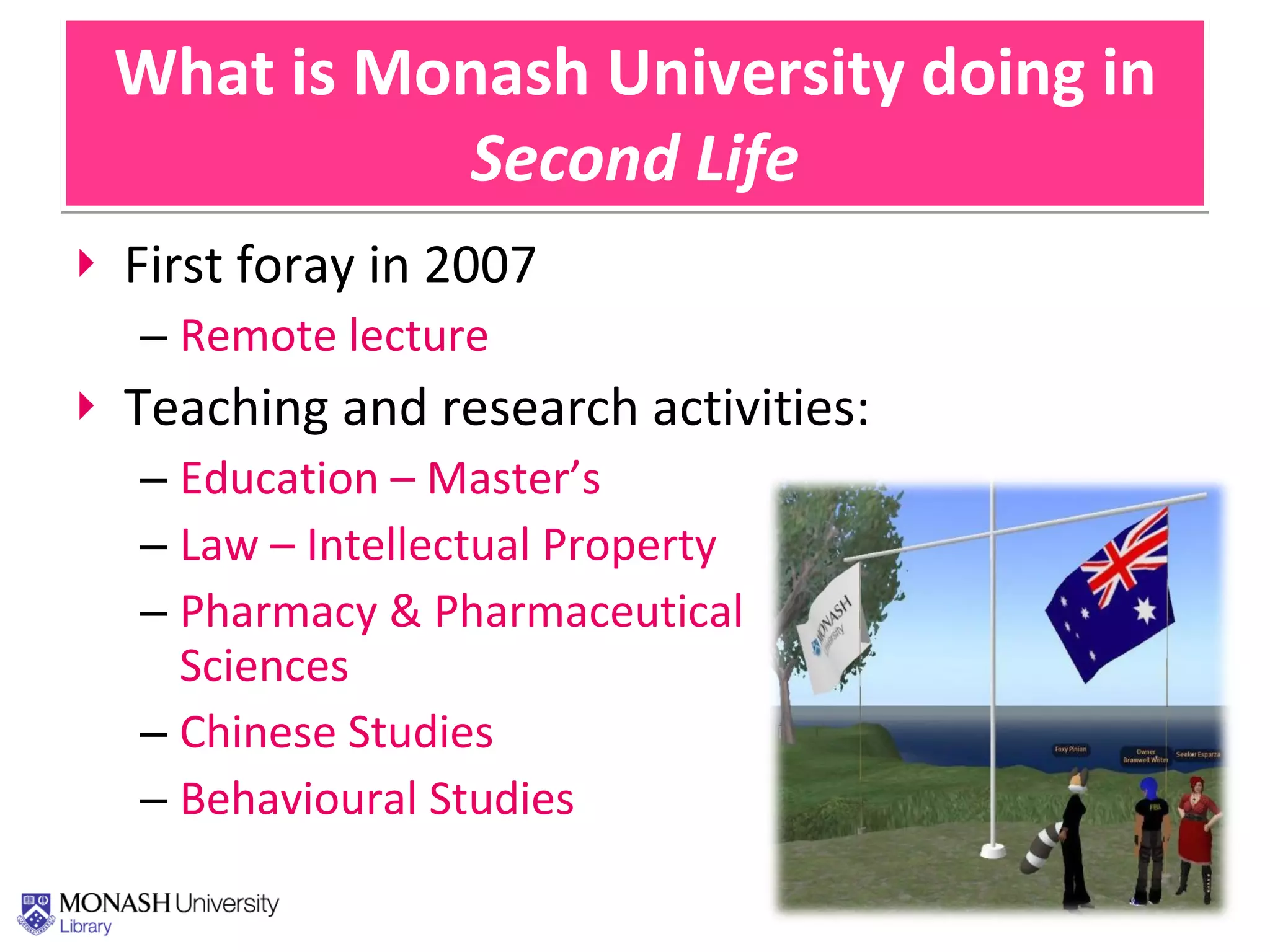Monash library-presentation-2010 | PPS