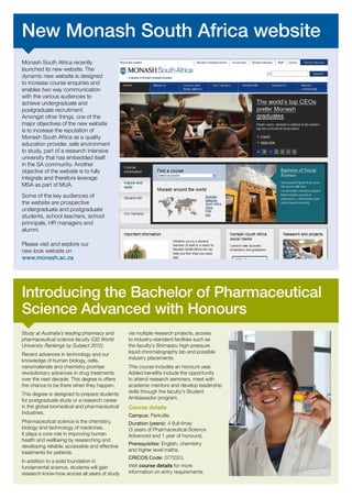 Monash adviser october | PDF