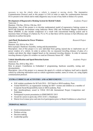 Mona sherki_Senior Engg_Automotive Electronics | PDF