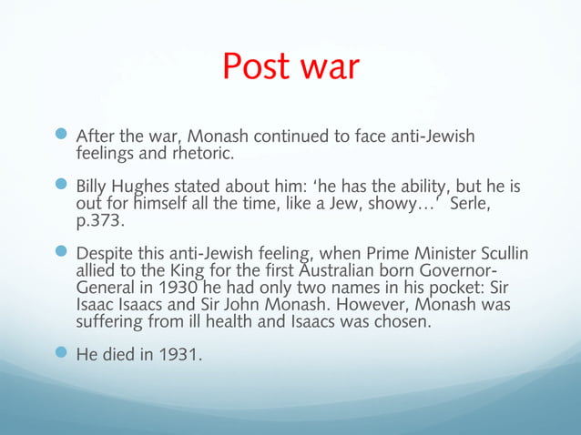 Monash presentation | PPT | Free Download