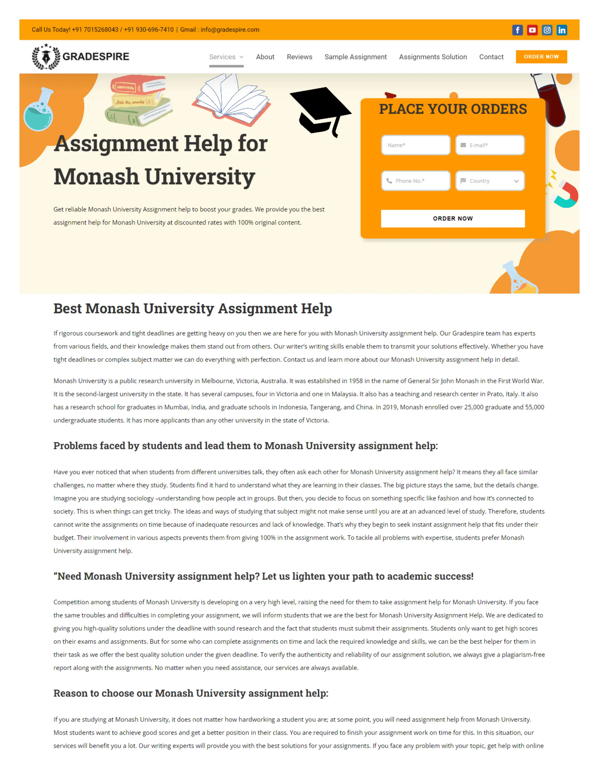 Top Monash University Assignment Help: Expert Support at Gradespire ...