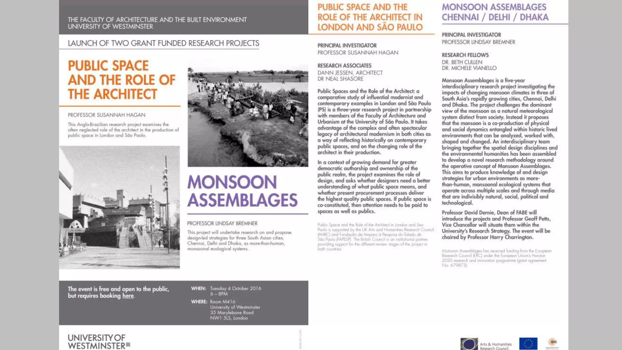 Monsoon Assemblages Project Launch | PPT