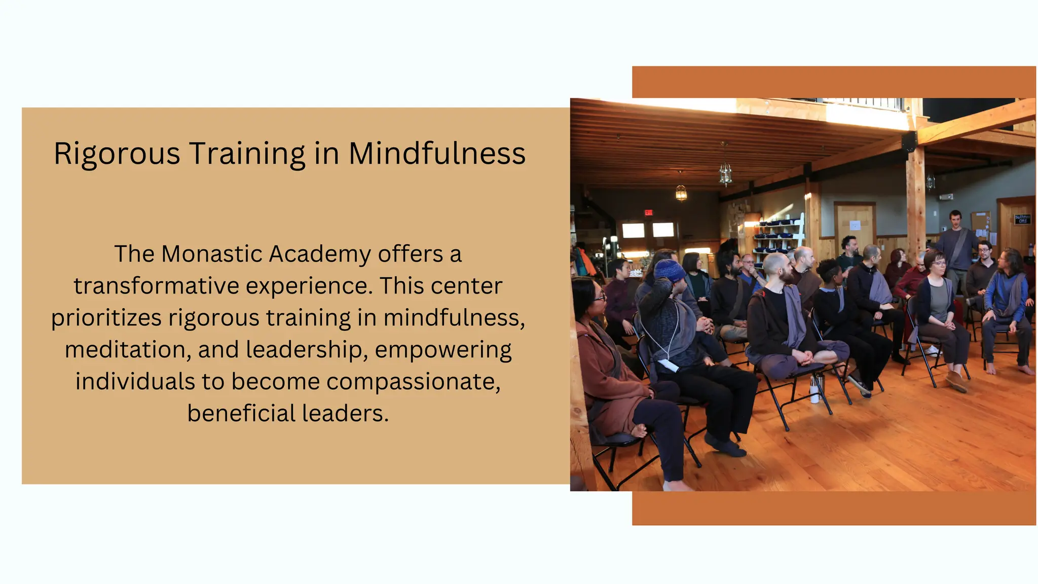 Monastic Academy - Offers a Comprehensive Training Program | PDF
