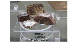 Monazite | PDF | Geology | Science