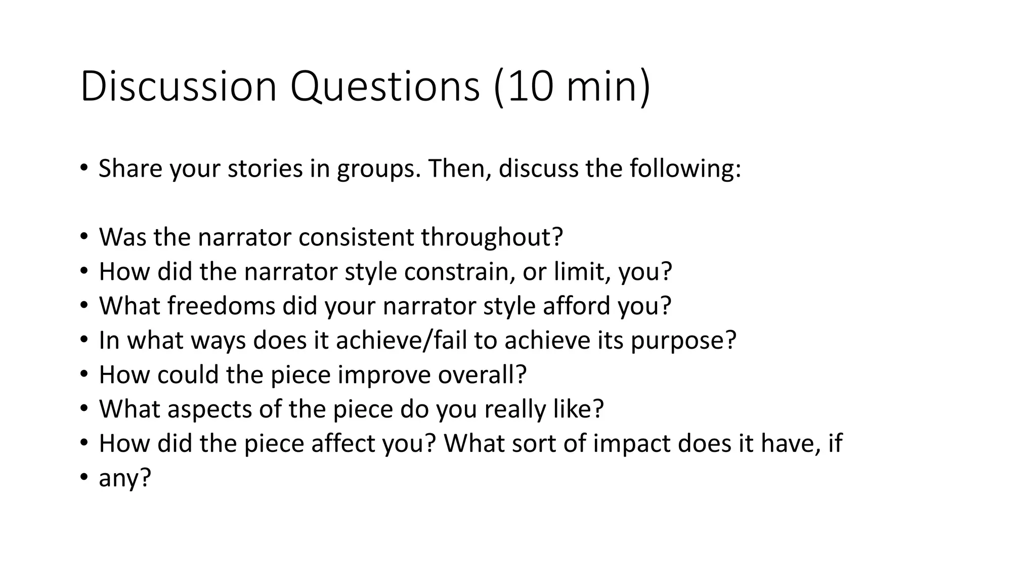 Point of View Continued | PPTX