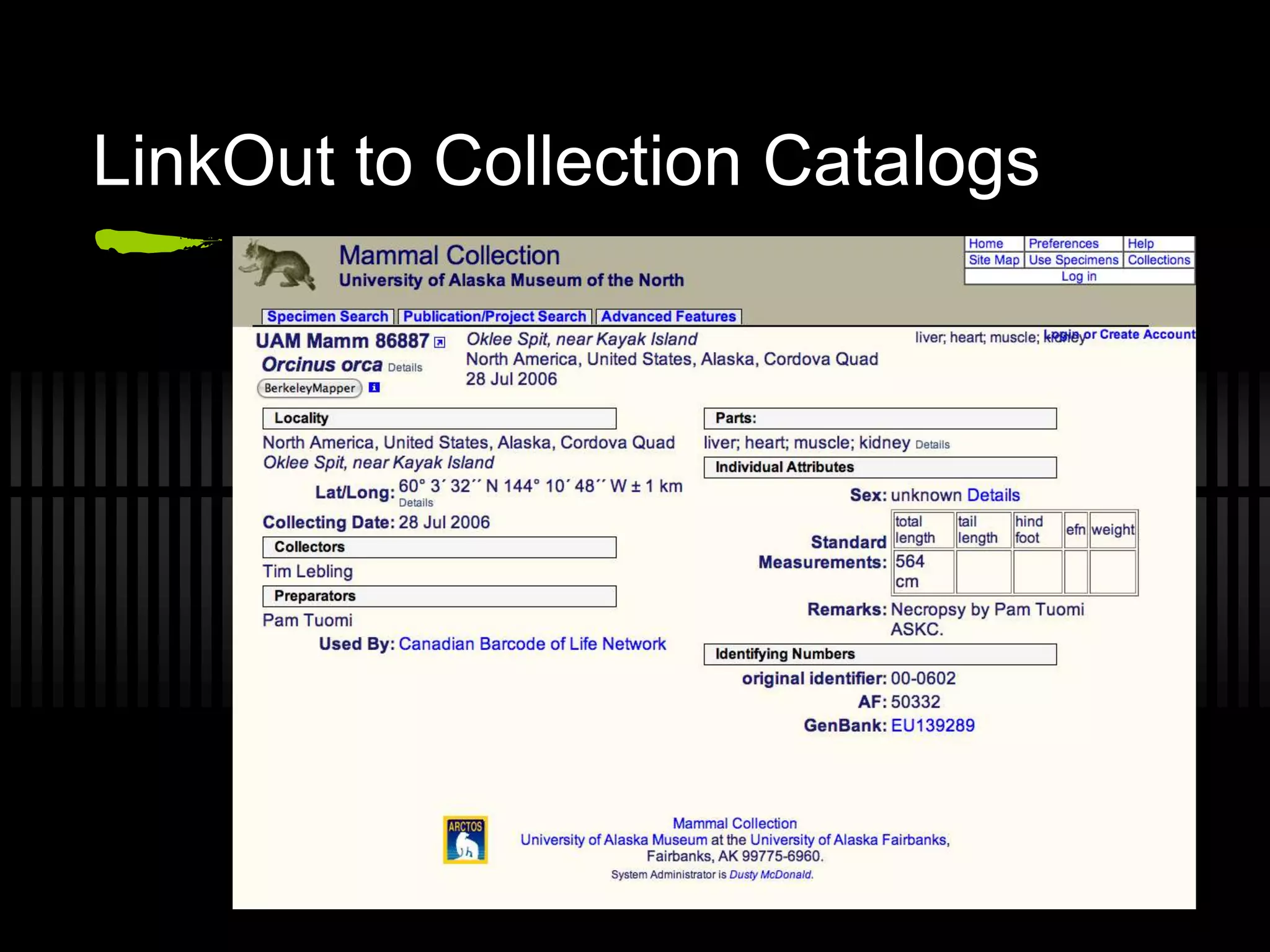 Dr Robert Hanner - Barcode Data standards for animals, plants & fungi ...