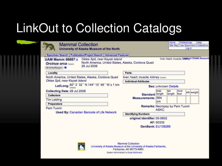 Dr Robert Hanner - Barcode Data standards for animals, plants & fungi