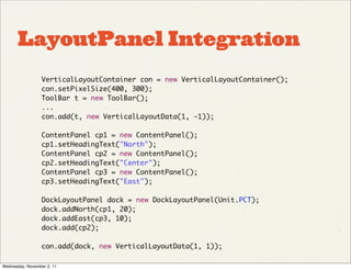 Ext GWT 3.0 Layouts | PPT