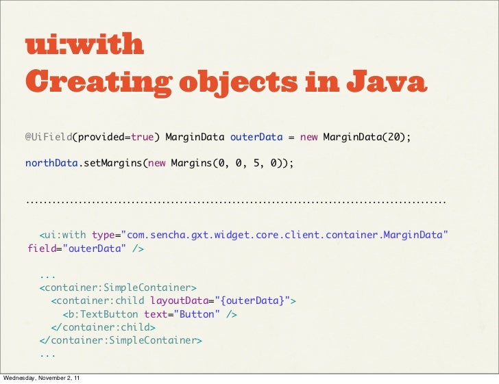 Using UIBinder with Ext GWT 3.0