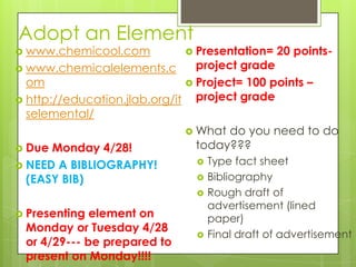 Monday april 14, 2014 | PPT