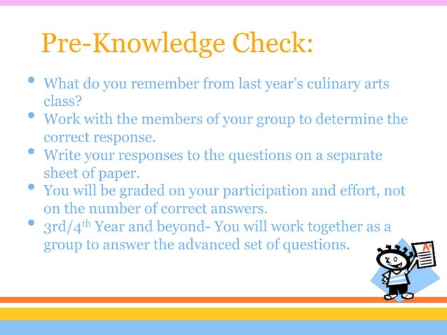 Pre-Knowledge Check Lesson | PDF