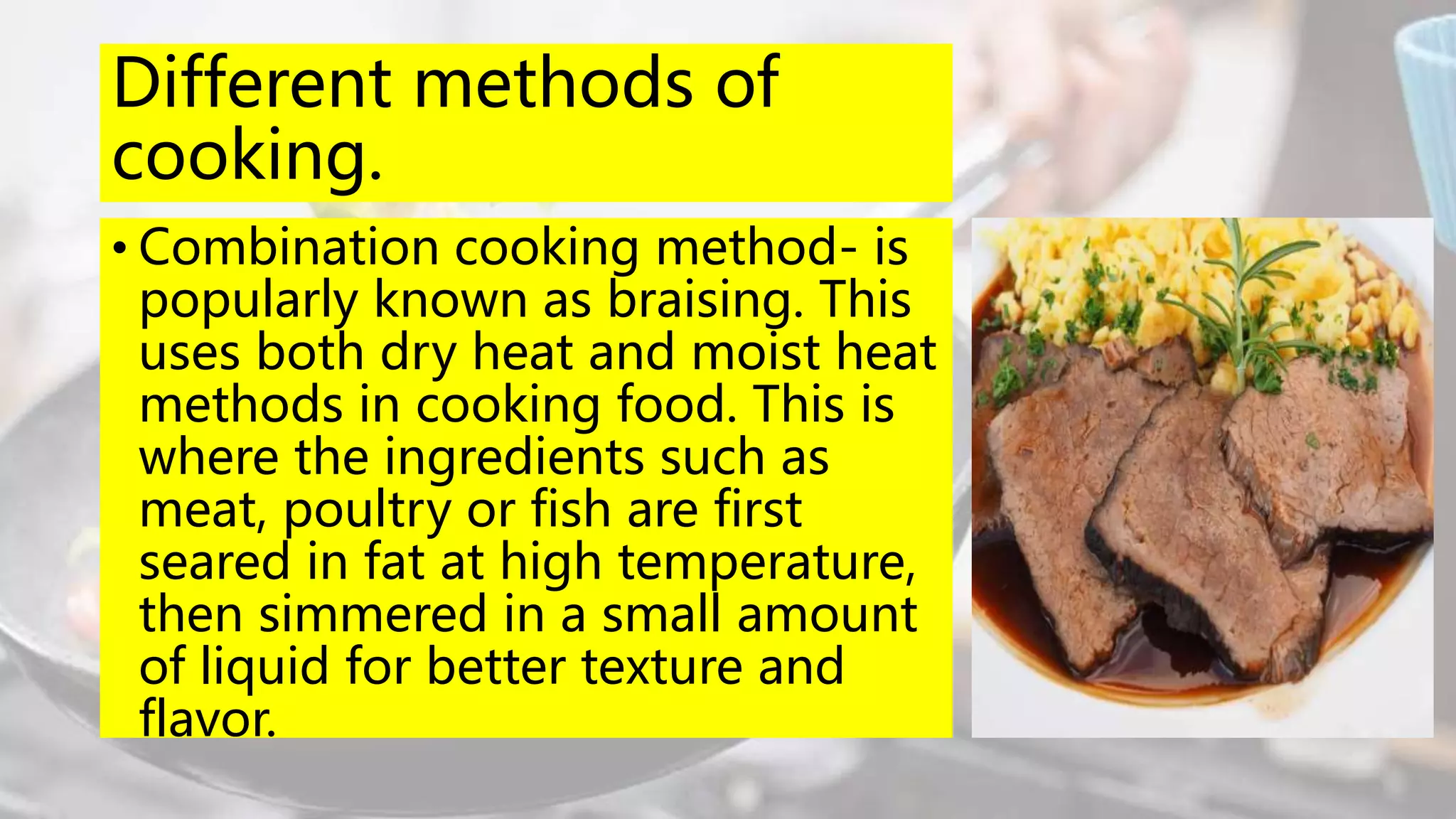 BASIC COOKING METHOD | PPTX