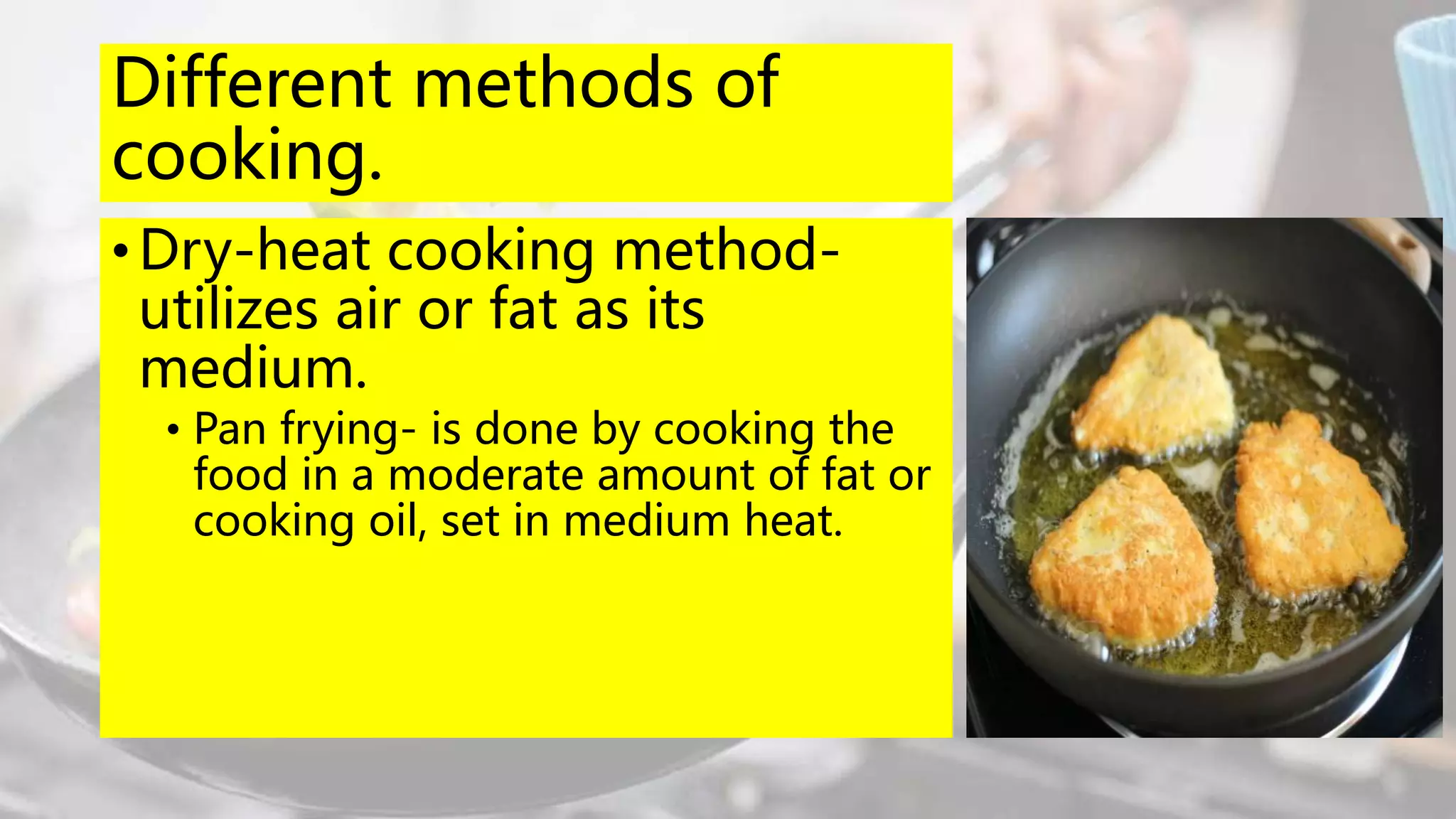 BASIC COOKING METHOD | PPTX