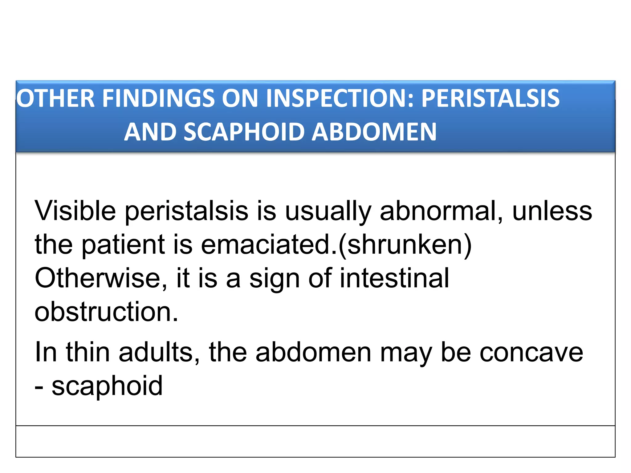 Monday final abdominal examination final ppt | PPTX