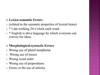 Introduction to error analysis | PPT