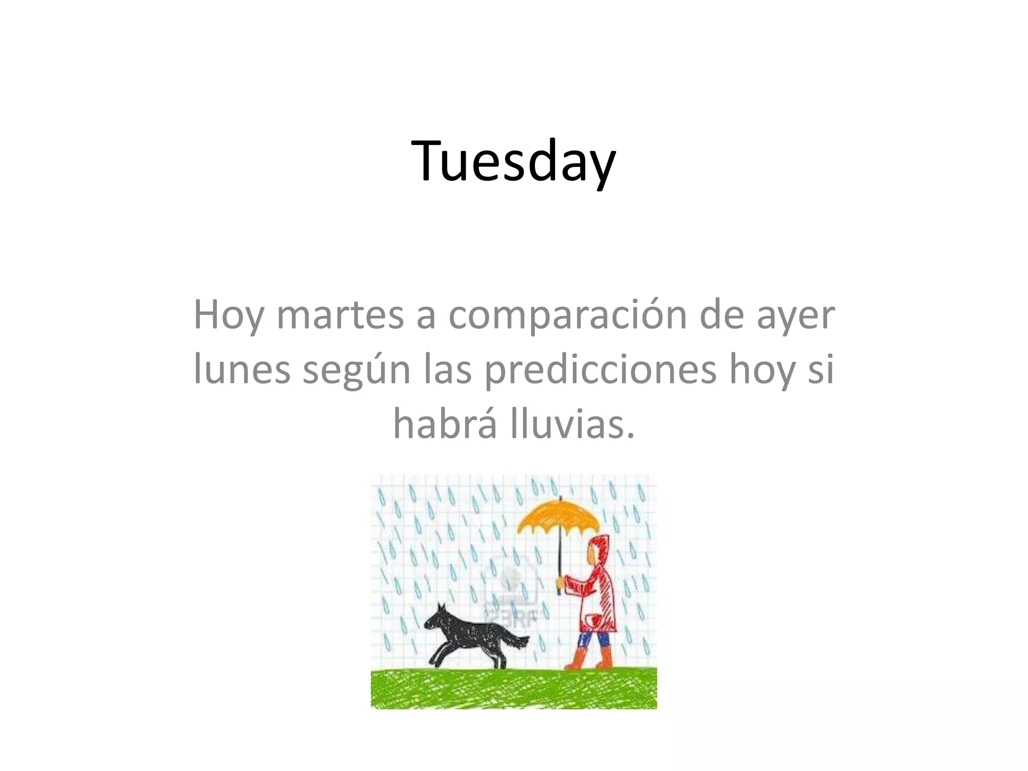 Monday ingles | PPTX