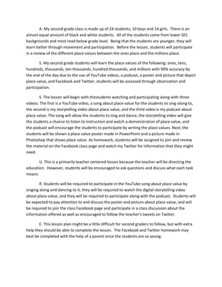 Monday lesson plan | DOCX | Education