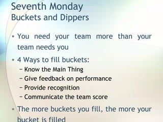 Monday Morning Leadership - Book Review and Presentation | PPT