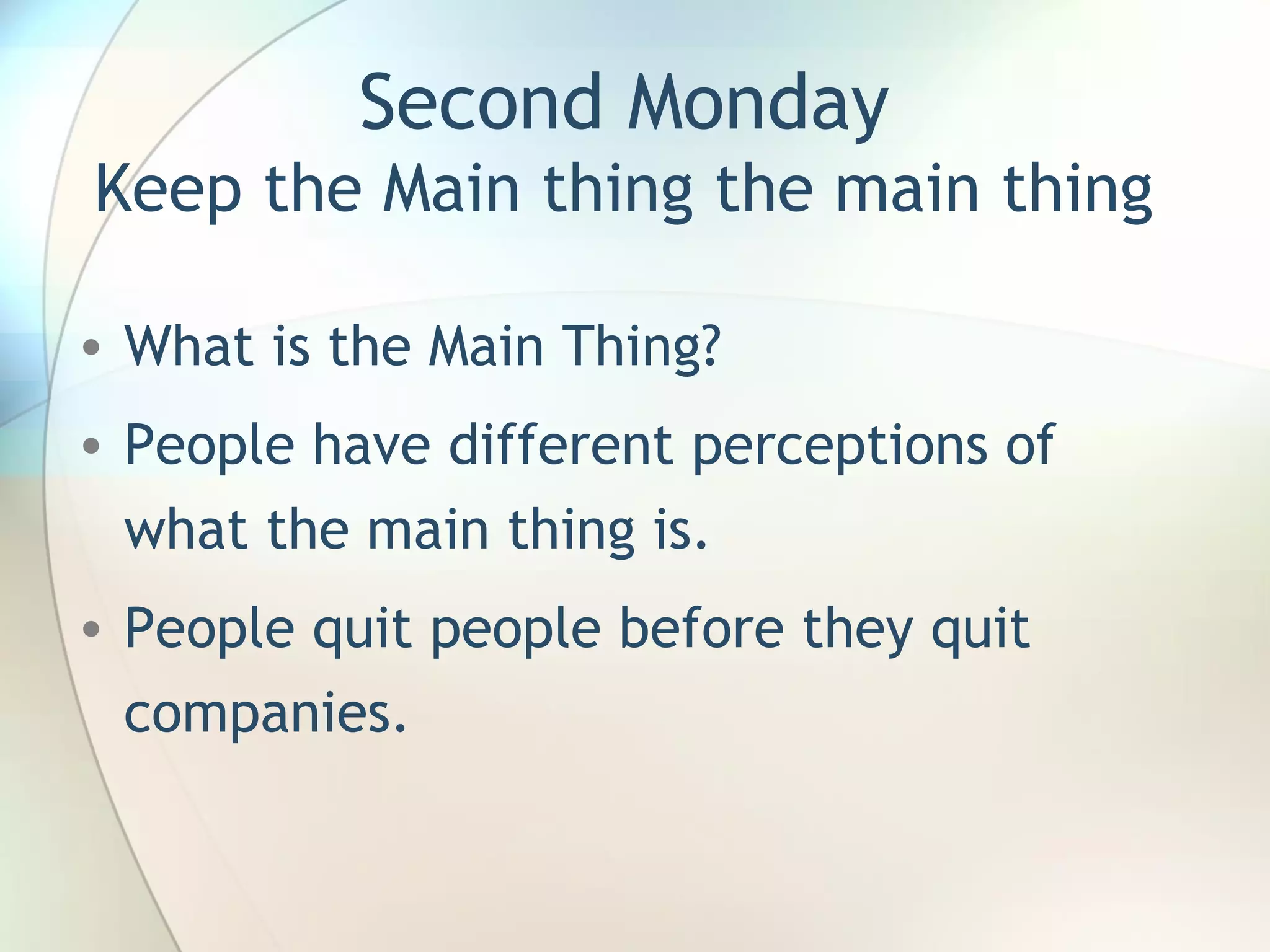 Monday morning leadership presentation v2 | PPT