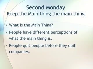 Monday morning leadership presentation v2 | PPT