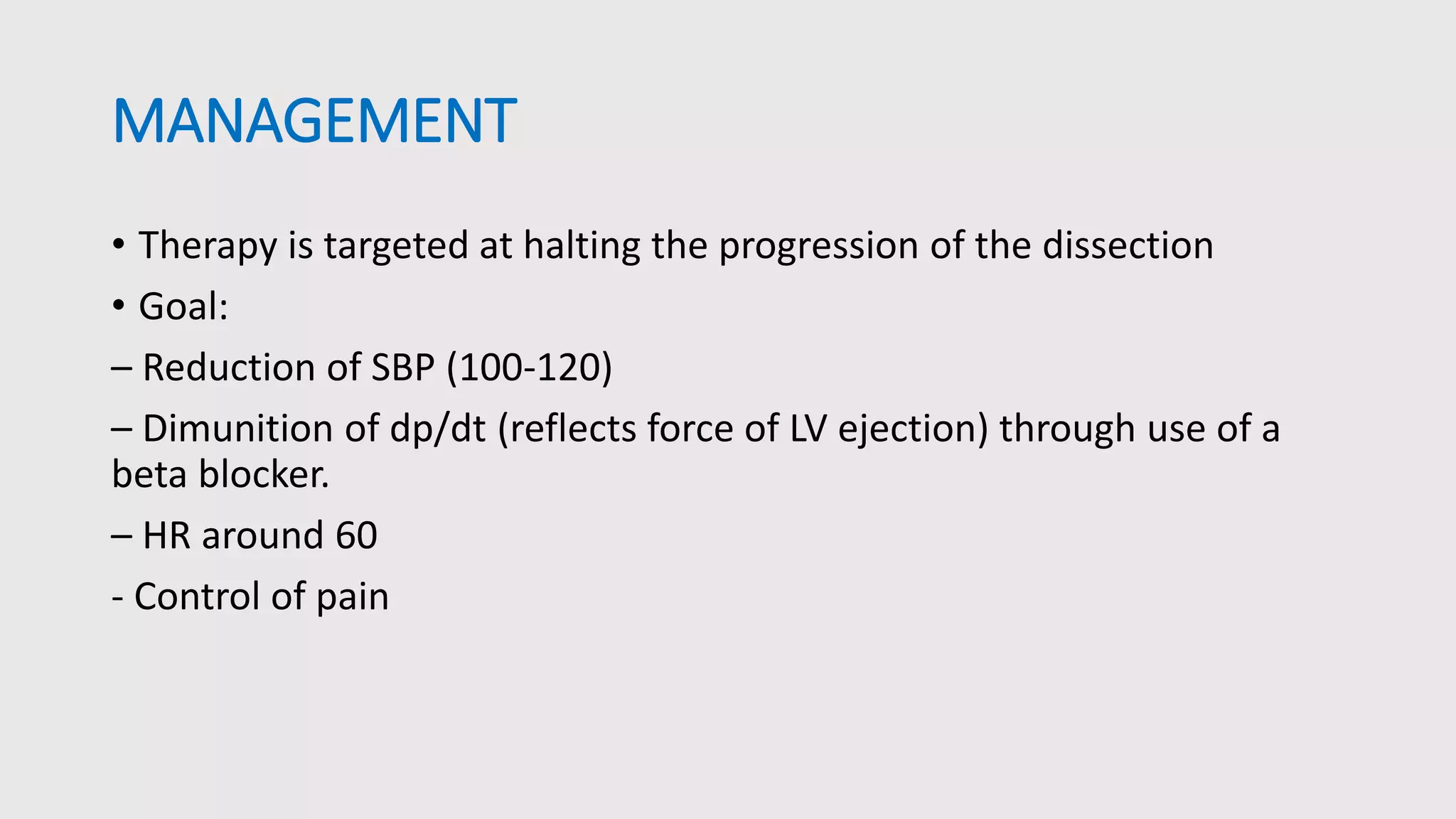 Aortic Dissection | PPTX