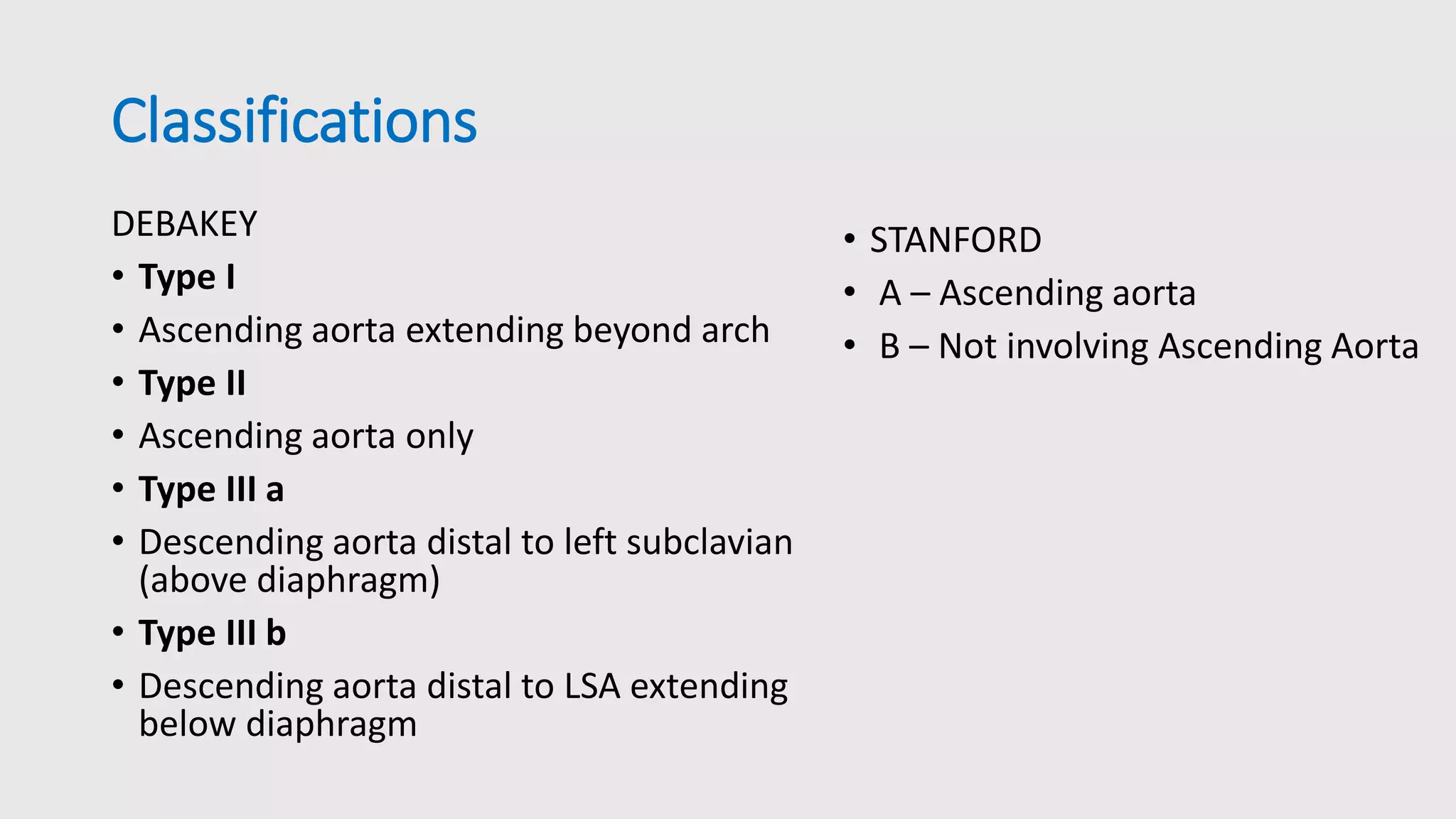Aortic Dissection | PPTX