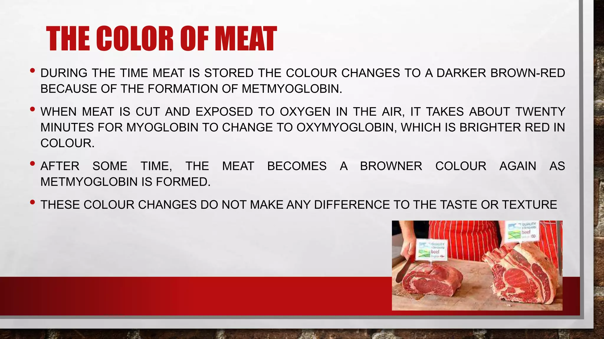 Meat : Structure, Composition and Characteristics. | PPTX