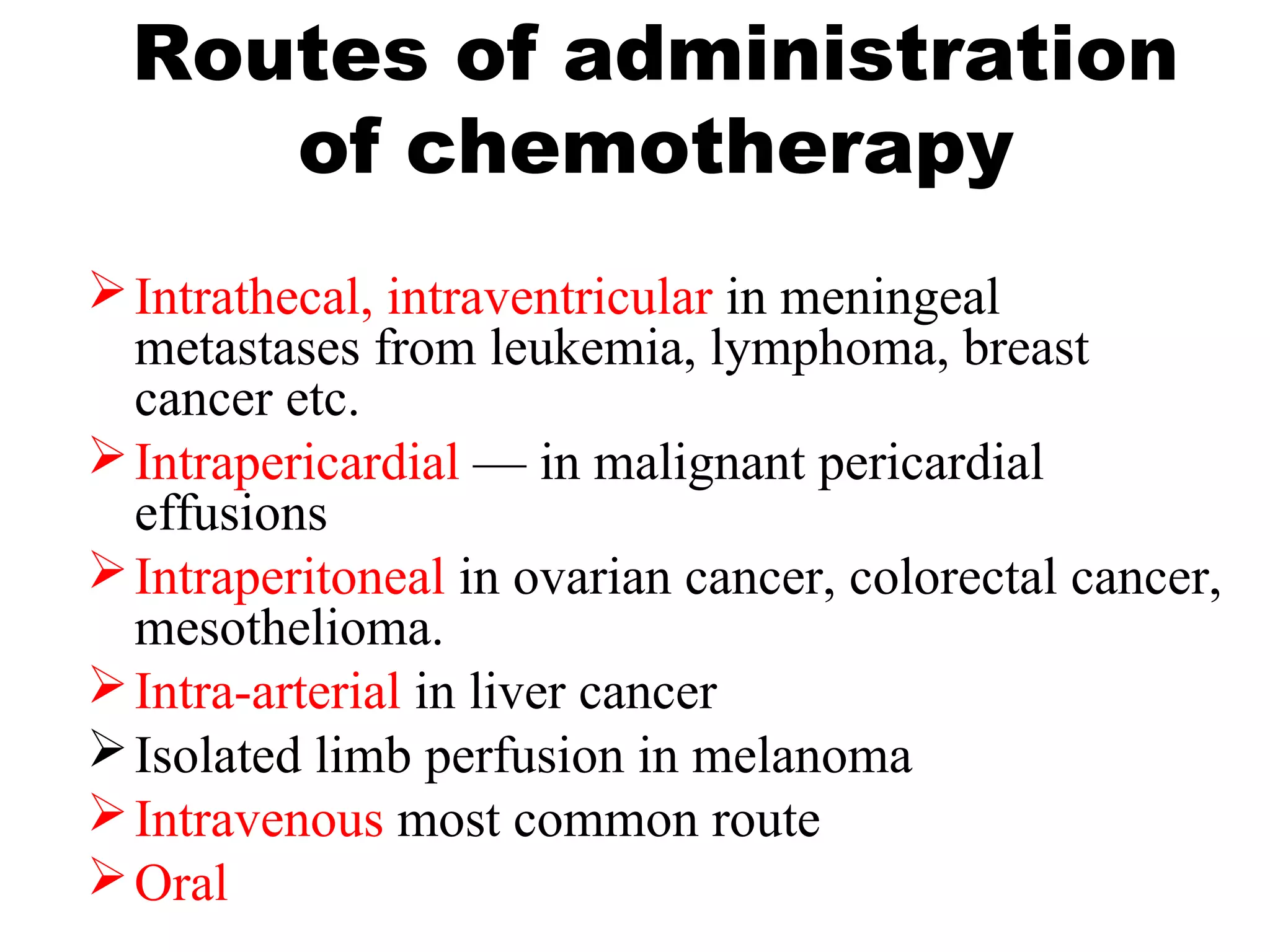 CHEMOTHERAPY IN CANCERS | PPT