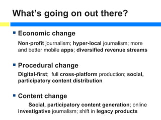 Trends in Online Journalism | PPT
