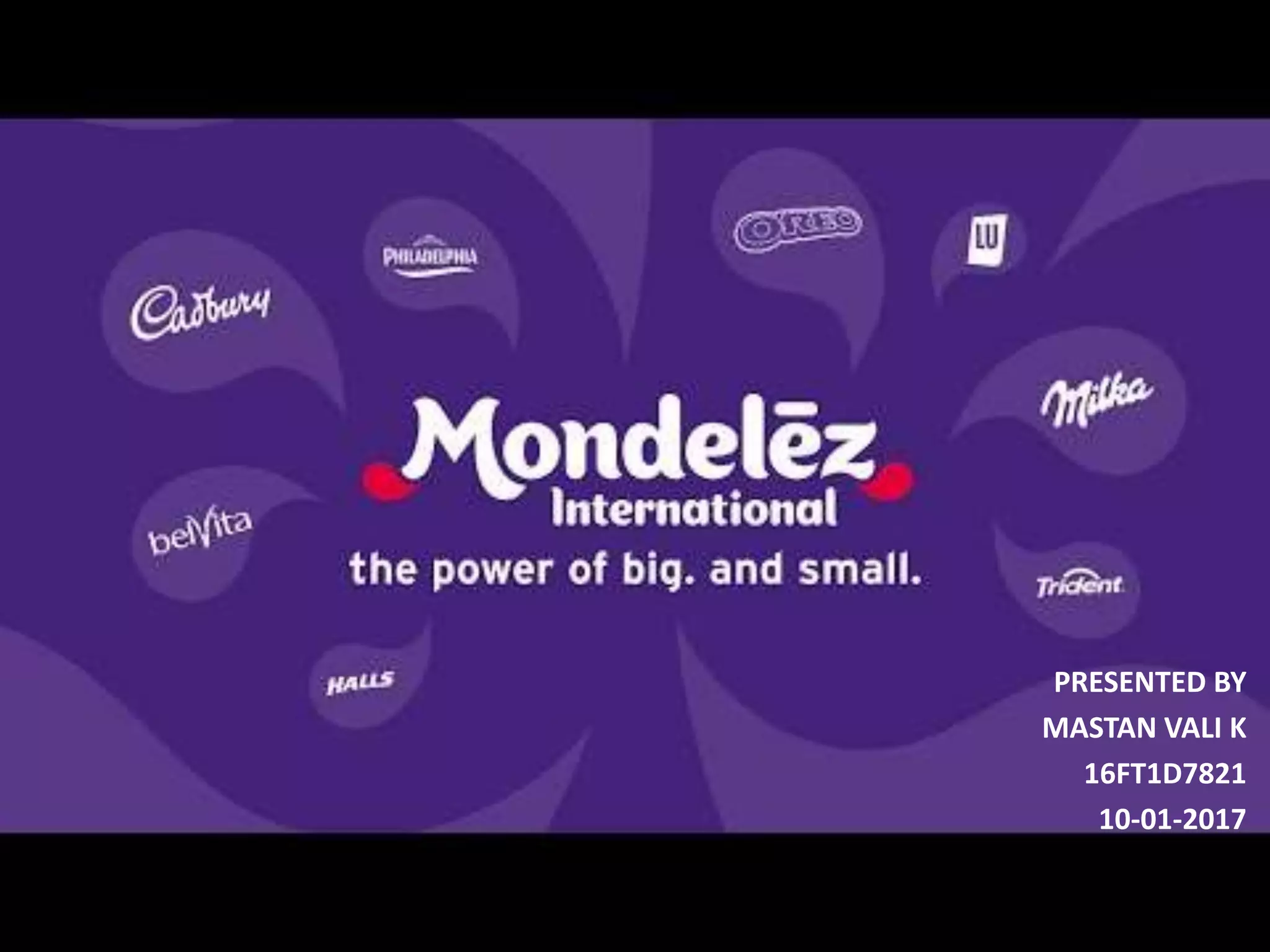 Mondelez Company Profile | PPTX