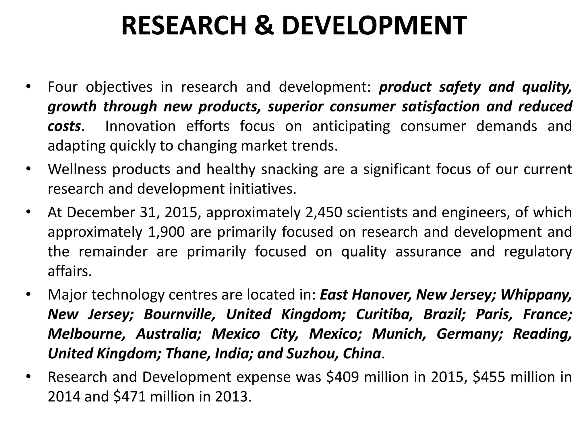 Mondelez Company Profile | PPTX