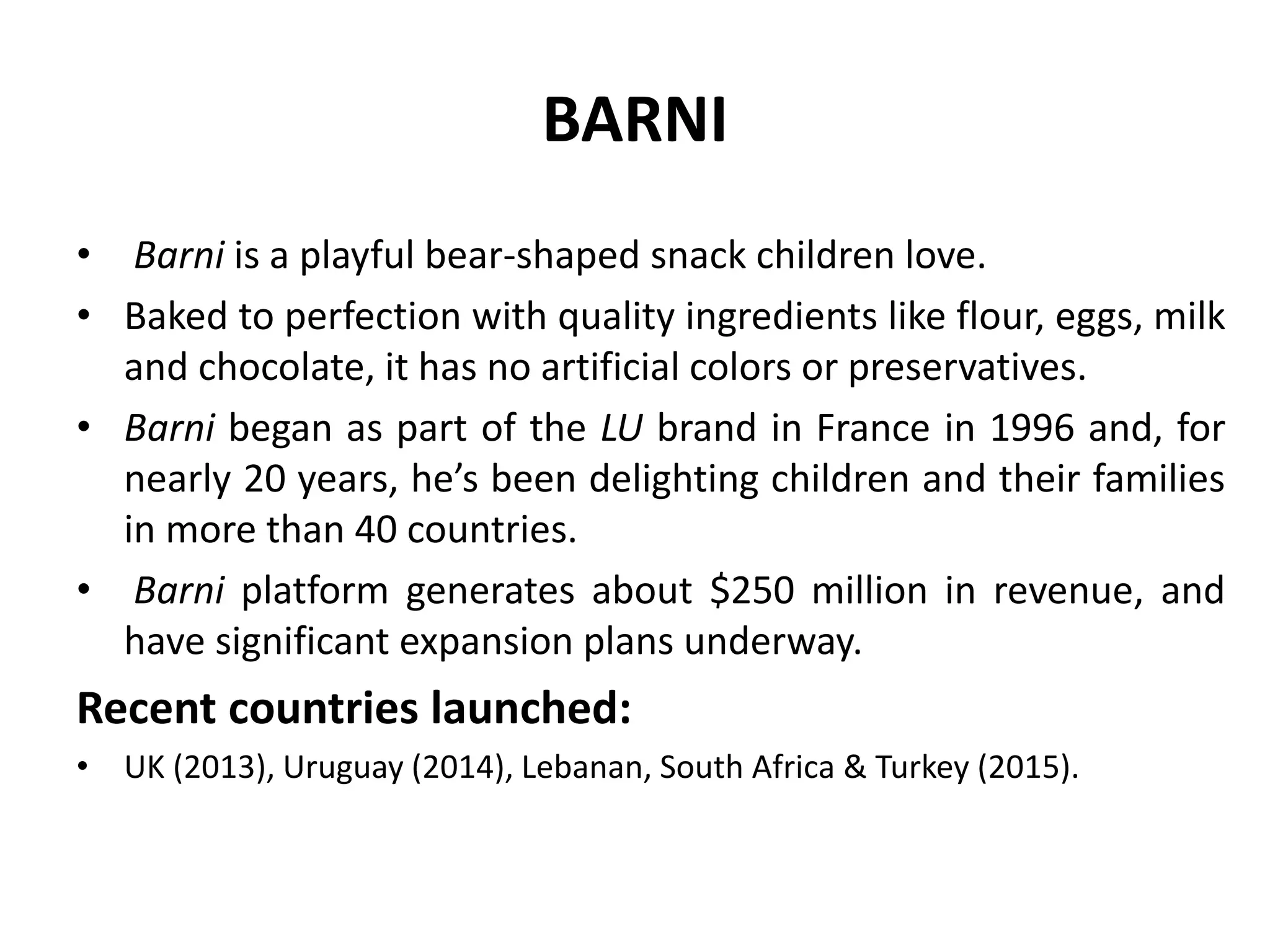 Mondelez Company Profile | PPTX