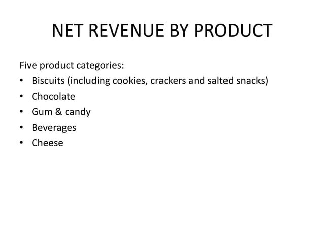 Mondelez Company Profile | PPTX