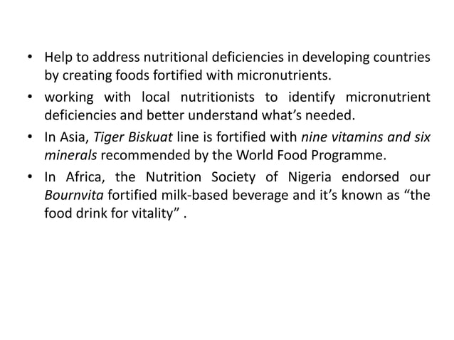 Mondelez Company Profile | PPTX