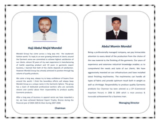 Mondol group profile 2 | PDF